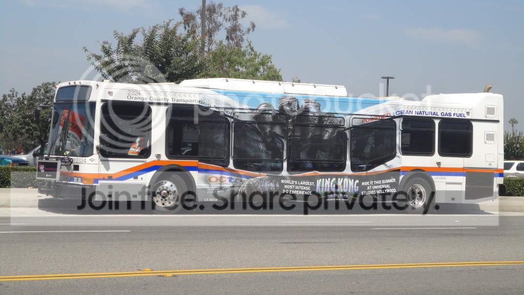 OCTA New Wrap Ads of King Kong - Western US - Canadian Public Transit ...