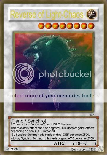 Yugioh Dark Synchro Monsters